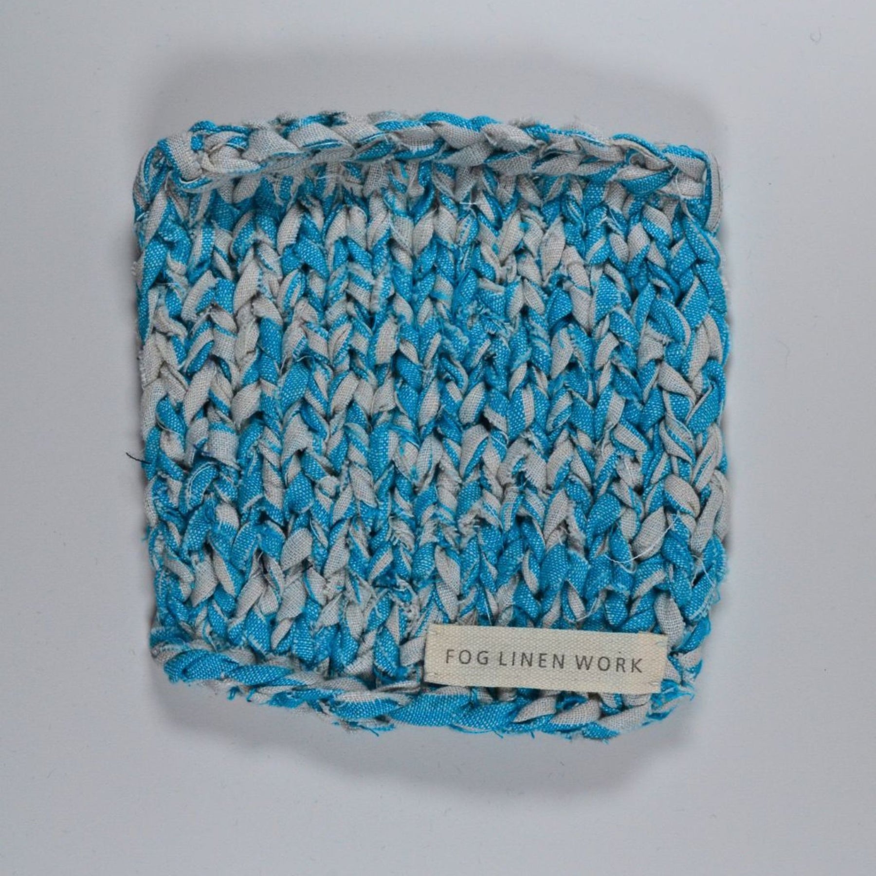 Fog Linen Tape Knitted Mat